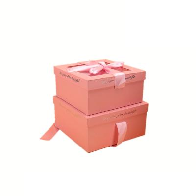 Cina scatola di cartone del cartone 1000gsm con il nastro del coperchio della finestra in vendita