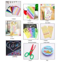 China DIY Printable Label Stickers Gift Packaging Tool Explosion Box Accessory Scissors for sale