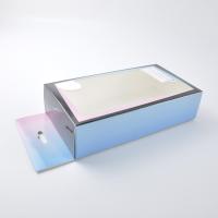 China Custom Cosmetic Packaging Boxes Makeup Brush Packaging Luxury with Clear Window Hook for sale