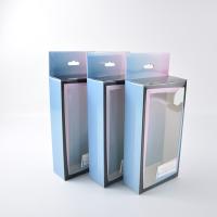 China Custom Cosmetic Packaging Boxes Makeup Brush Packaging Luxury with Clear Window Hook for sale