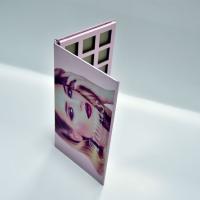 China Customized Cosmetic Packaging Case Foldable 3*6 Empty Eyeshadow Box for sale