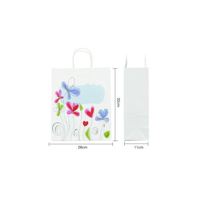 China 250g imprimiu sacos de papel/sacos de papel brancos personalizados CMYK ou a cor de Pantone à venda
