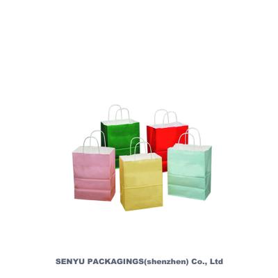 Cina Faccia festa i sacchi di carta stampati/la forma su misura borse delle mercanzie carta colorata in vendita