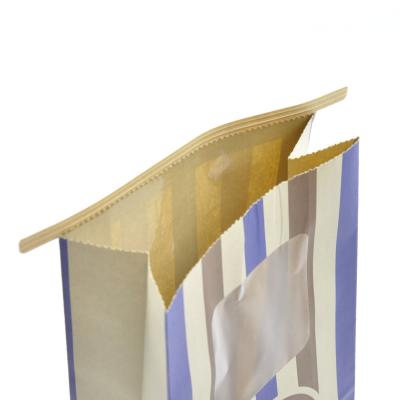China Kraft levanta-se o empacotamento de alimento secado Kraft de Brown do malote à venda