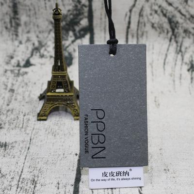 Cina La caduta di carta di lusso dell'abbigliamento delle etichette/indumento di caduta etichetta Eco amichevole con il logo in vendita