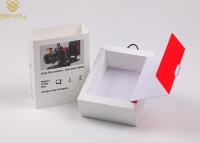 China Camera White Cardboard Packaging Box With Handle for sale