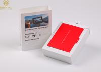 China Camera White Cardboard Packaging Box With Handle for sale