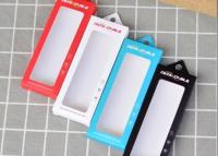 China 130gsm Mobile Phone Data Cable Packaging Box With Window for sale
