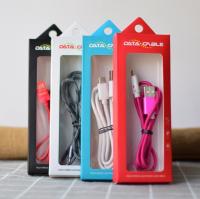 China Clear Window 600g/sm Mobile Accessories Packaging For Date Cable for sale