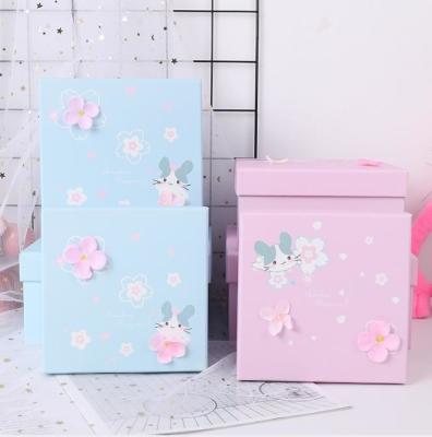 Cina Coperchio della carta quadrata ed imballaggio basso del contenitore di regalo di stampa di CMYK in vendita