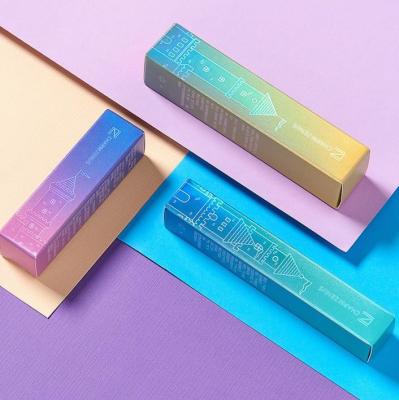 Cina Contenitore d'imballaggio cosmetico pieghevole di carta d'argento della carta per rossetto in vendita