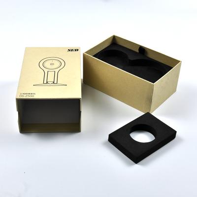 China 1200gsm Kraft Paper Gift Box With Foam Insert for sale