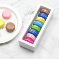 China Brown Kraft Paper Macarons Cookies Gift Box Packaging for sale
