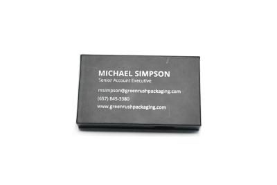 China Starkes 0.95mm Geschenkbox-Verpacken des kleinen des schwarzen Flecks UVfach- zu verkaufen