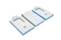 China White PVC Window Cardboard UV Mobile Case Packaging Box for sale