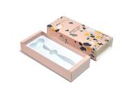 China Orange Matte Cosmetic Packaging Boxes With EVA Insert for sale