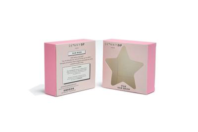 Cina Piccola scatola di cartone rosa di Pantone del regalo con la finestra in vendita