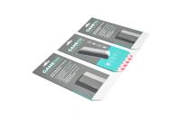 China Grey 157gsm Mobile Accessories Packaging Paper Envelop Screen Protector Packaging for sale