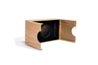 China EVA Insert Brown Wooden Gift Box Packaging for sale