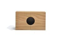 China EVA Insert Brown Wooden Gift Box Packaging for sale