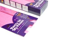 China Purple Glossy Lamination Cardboard Window Box Packaging for sale