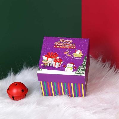Cina I biscotti del sacco di carta di Candy della scatola di Eve Apple Custom Paper Packaging di Natale inscatolano l'imballaggio in vendita