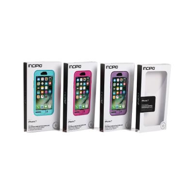 China Event Paper Custom Cell Phone Case Packaging Package Clear Window Pack Box for sale