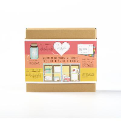 Cina Progetti la scatola per il cliente di stoccaggio d'imballaggio del regalo di compleanno del contenitore di regalo di festival della scatola di Kraft in vendita