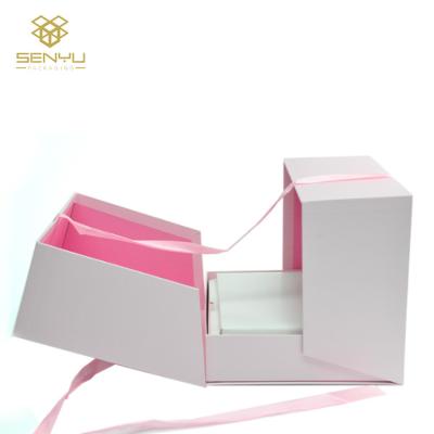 Cina Contenitore per esposizione dei gioielli della collana di Ring Custom Paper Packaging Box di nozze di modo in vendita