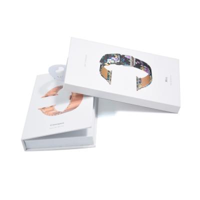 China Uhrenarmband runzelte Pappschachteln, fantastische kundenspezifische Armbanduhr-Papierverpackenkasten zu verkaufen