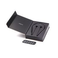 China Book Shape Custom Paper Packaging Box Earbuds Earphone Package Box for sale