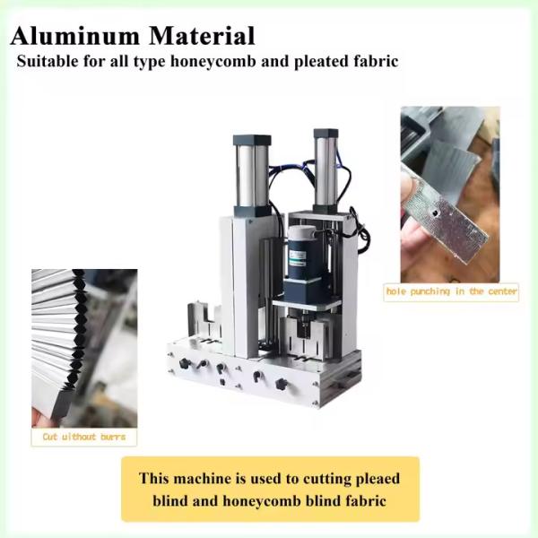 Quality Honeycomb Automated Pleated & Cellular Shade Fabrication System Pleated Blind Fabric Cutting And Punching Machine for sale