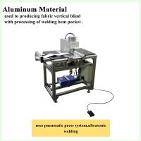 China Ultrasonic Vertical Blind Fabric Wedling Machine Machine for sale