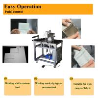 China Ultrasonic Vertical Blind Fabric Wedling Machine Machine for sale