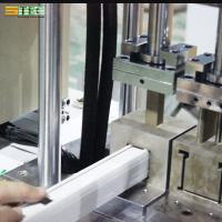 China Computerized 50mm Headrails and Bottom rails Cutting and Punching Machine for Aluminum Venetian Blind Manufacturing for sale
