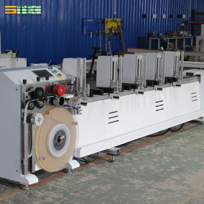 중국 완전 자동 알루미늄 베네치안 블라인드 슬래트 형성 절단 펀칭 및 사다리 스트링 스레딩 기계 판매용