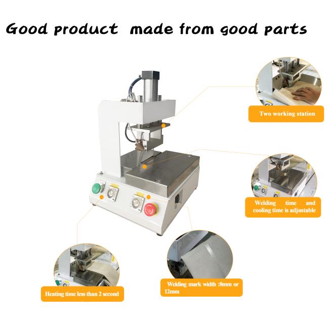 Vertical Blind Vane Hem Pocket Edge Welding Machine - Operation View
