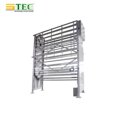 Auto-Rotating Fabric Roll Storage Carousel Space-Saving Yarn Spool Rack System Industrial Textile Material Machines
