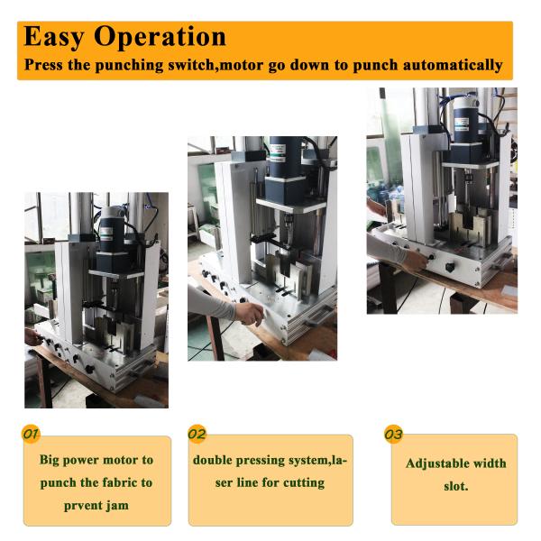 Quality Honey comb/pleated blind fabric cutting and punching machine for sale
