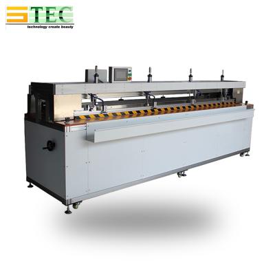 China Automatic Outdoor Roller & Zipper Blind Folding Welding Machine with PLC Control and Auto-Alignment System for sale