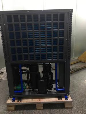 China 8.3 kW with 80 ℃ high temp water outlet , side-discharge fan； air source heat pump water heater for sale