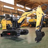 China Customized Yellow Mini Excavator Machine  800kg  With Changchai Engine for sale