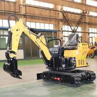 China Customized Yellow Mini Excavator Machine  800kg  With Changchai Engine for sale