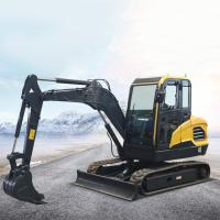 China Super Power 4 Ton Mini Excavator Saving Energy Compact Small Digger Machine for sale