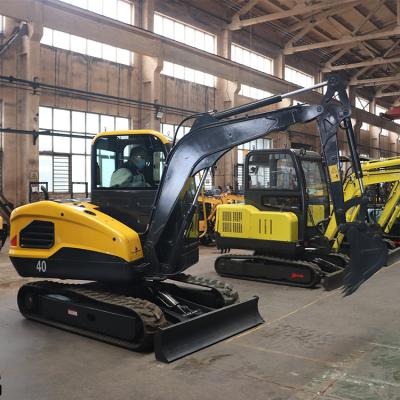 Cina Superpotenza 4 Ton Mini Excavator Saving Energy Compact piccolo Digger Machine in vendita