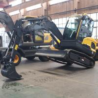 China Super Power 4 Ton Mini Excavator Saving Energy Compact Small Digger Machine for sale