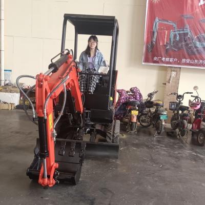 China Schuifdak Mini Hydraulic Excavator Rubber Tire 3 het Certificaat van Tone Digger ISO Te koop