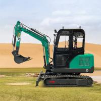 China Saving Energy Compact Digger 4.4km/H Home Mini Excavator Machine for sale