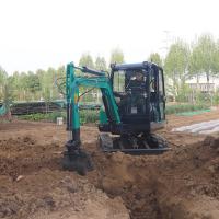 China Saving Energy Compact Digger 4.4km/H Home Mini Excavator Machine for sale