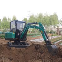 China Saving Energy Compact Digger 4.4km/H Home Mini Excavator Machine for sale